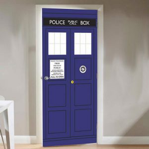 Doctor Who TARDIS Door Decal - Shut Up And Take My Money