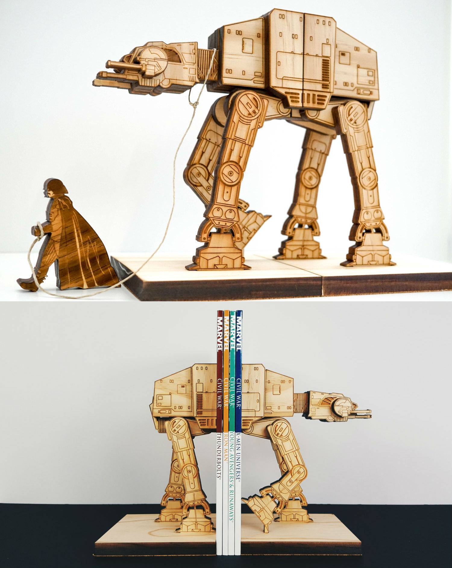 AT-AT On A Leash Bookends - Shut Up And Take My Money