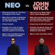 Neo Vs John Wick Infographic Meme - Shut Up And Take My Money