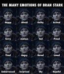 The Many Emotions Of Bran Stark Meme - Shut Up And Take My Money