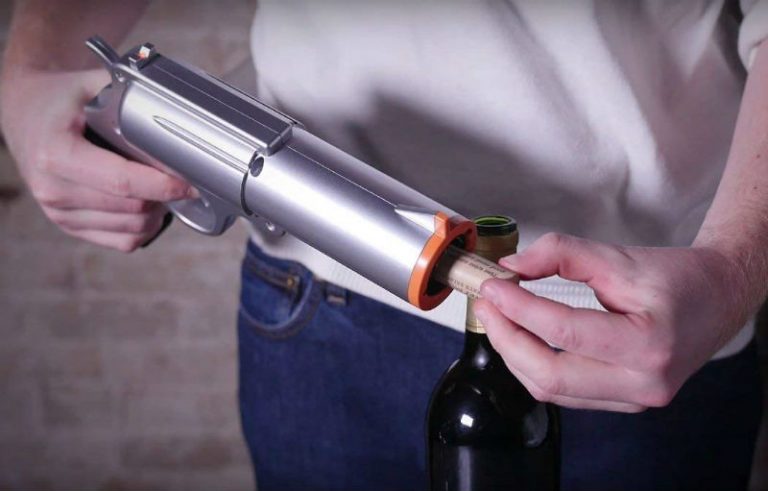 WineOvation Electric Gun Wine Bottle Opener - Shut Up And Take My Money