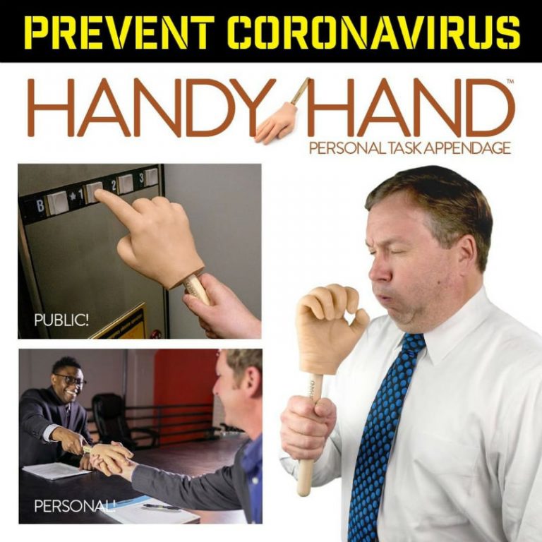 Prevent The Spread Of Corona Virus With The Handy Hand Personal Task ...