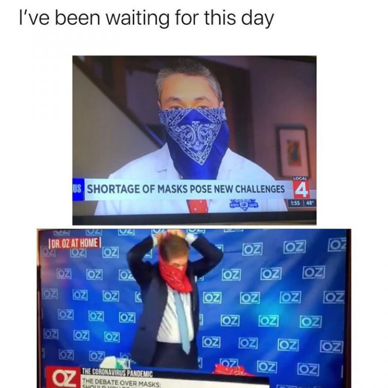 Bloods Vs Crips Coronavirus Bandana Face Mask News Reporters Meme ...