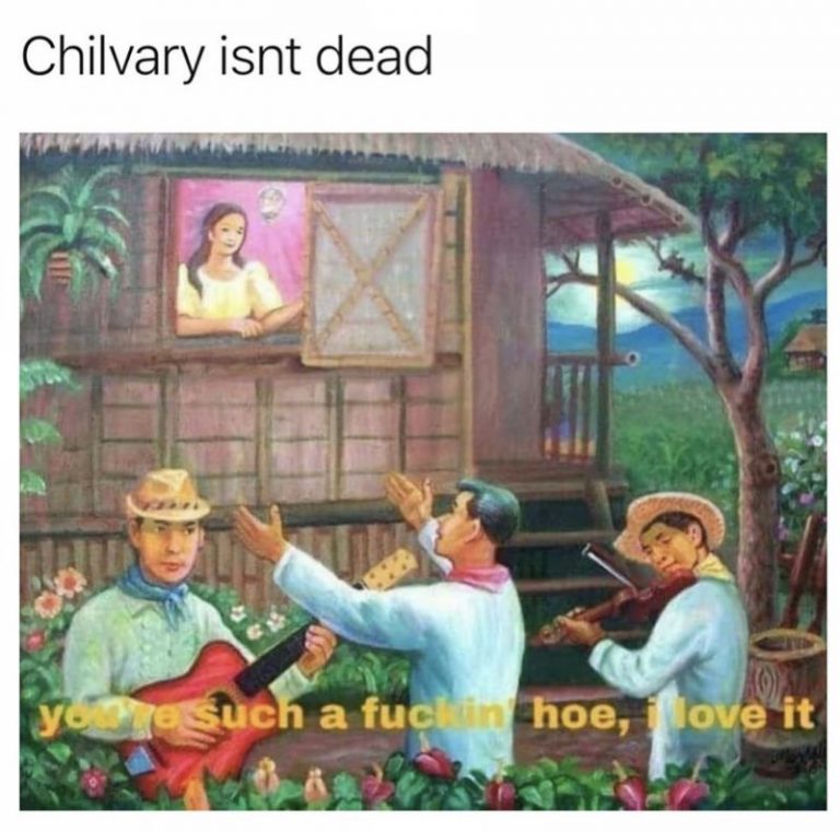 Chivalry Isn't Dead You're Such A Fuckin Hoe I Love It - Meme - Shut Up ...