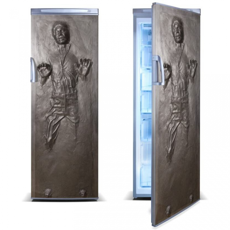 Han Solo In Carbonite Refrigerator Wrap - Shut Up And Take My Money