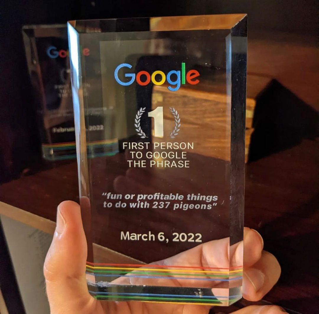 First Person To Google The Phrase Awards - Shut Up And Take My Money