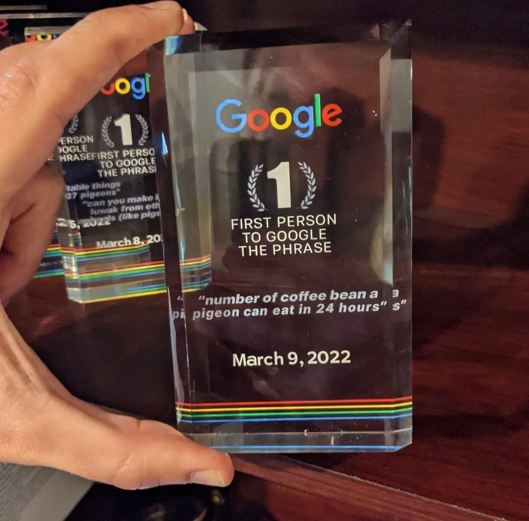 First Person To Google The Phrase Awards - Shut Up And Take My Money