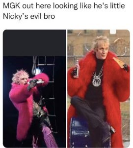 MGK Looks Like Little Nicky's Evil Brother - Meme - Shut Up And Take My ...
