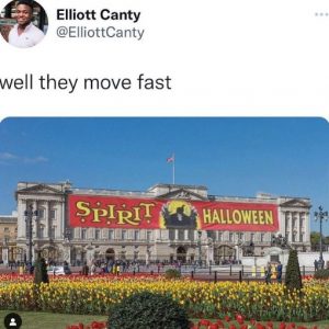 Spirit Halloween Buckingham Palace - Meme - Shut Up And Take My Money