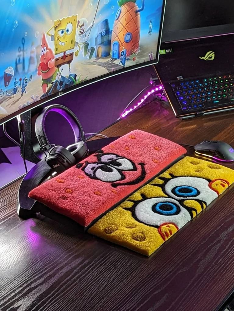 Fluff Keyboard Rug - Shut Up And Take My Money